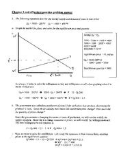 Econ Chapter Homework Problems And Answers Chapter End Oflecture Practice Problem