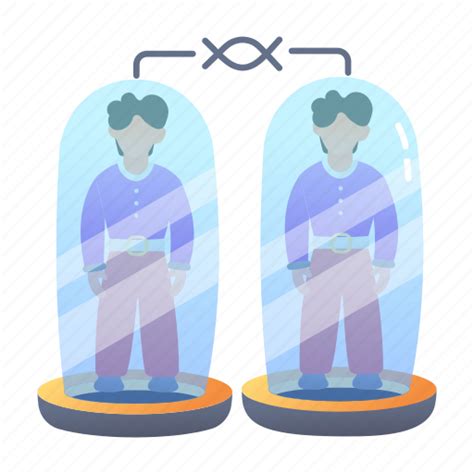 Cloning Replication Duplication Ai Technology Icon Download On Iconfinder