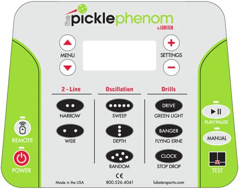 Lobster Pickle Phenom® Pickleball Machine
