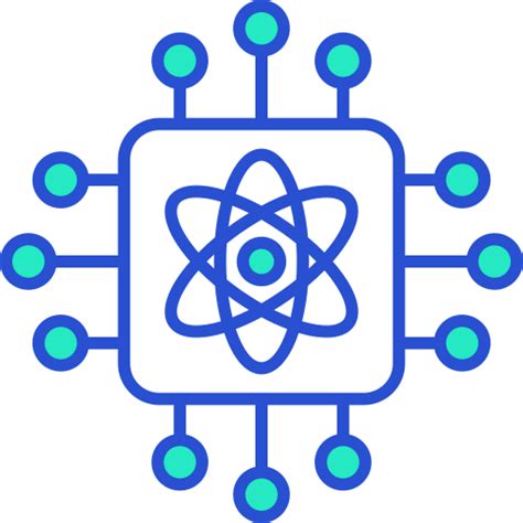 Quantum Computing Generic Color Lineal Color Icon