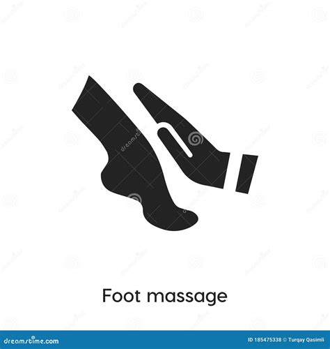 Foot Massage Icon Vector Foot Massage Icon Vector Symbol Illustration