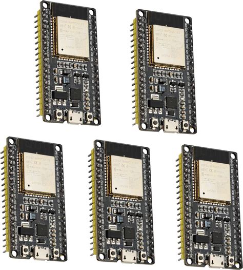 5 Stück Esp32 Wroom 32 Entwicklungsplatine38pin Esp32 Nodemcu Modul 24 Ghz Dual Core Wlan Wifi