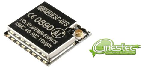 Modulo Chip Esp8266 Wifi Esp 07s VersÃo S Com Jack Para Antena Cinestec Modulo Chip Esp8266 Wifi Esp 07s VersÃo S Com Jack Para Antena Cinestec