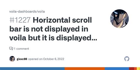 Horizontal Scroll Bar Is Not Displayed In Voila But It Is Displayed In Jupyterlab · Issue 1227