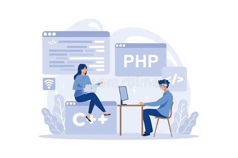 Back End Development Concept Software Development Process Website Interface Design Improvement