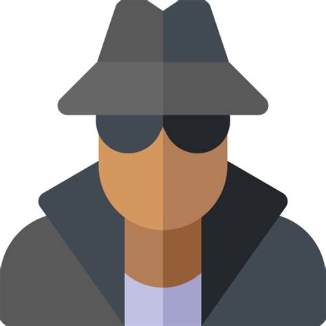 Detective Basic Rounded Flat Icon Detective Basic Rounded Flat Icon