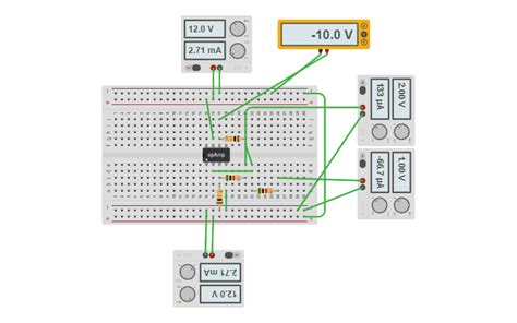 Circuit Design Subtrator Tinkercad
