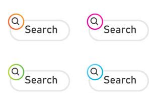 Search Button Design With Search Icon Graphic By Sekitarief · Creative