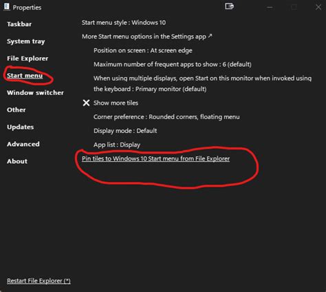 Cant Pin Some Apps To Start Menu · Issue 1170 · Valinet