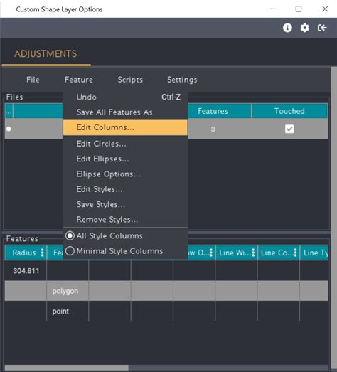 Using The Formula Field Custom Shape Layer Jmars Java Mission Planning And Analysis For