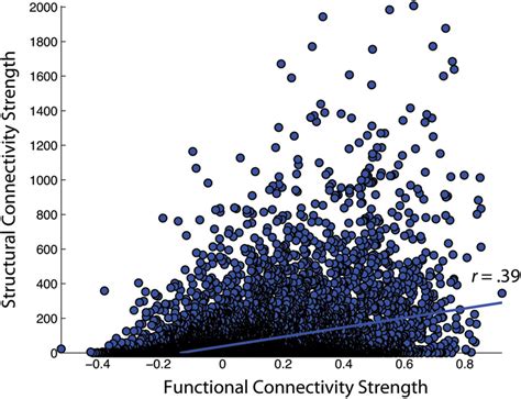 Correlation Of Functional And Structural Connectivity Strengths For The Download Scientific