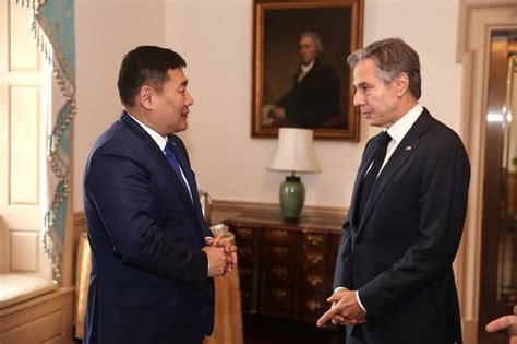 ЕРӨНХИЙ САЙД Л ОЮУН ЭРДЭНЭ АНУ ЫН ТӨРИЙН НАРИЙН БИЧГИЙН ДАРГА ЭНТОНИ