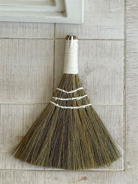 라탄 싸리 빗자루