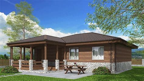 Прекрасна къща от камък и дърво с 3 спални на 100 квадрата