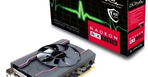 Sapphire Pulse Radeon RX 550 4GB GDDR5 Graphics Card