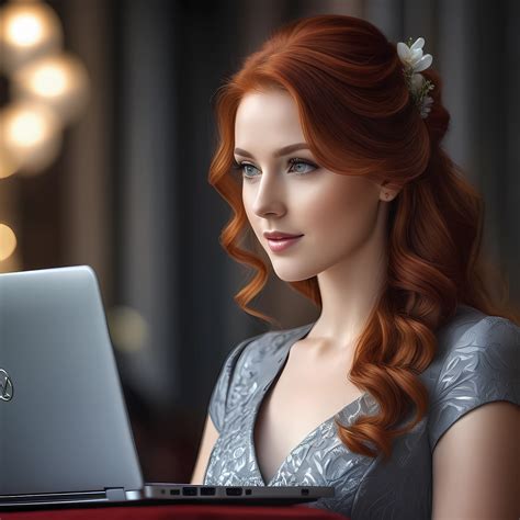 Download Ai Generated Woman Laptop Royalty Free Stock Illustration Image Pixabay