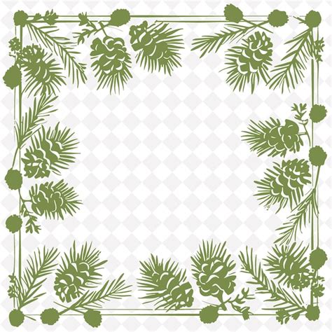 Pine Tree Border Certificate PSD 2 000 High Quality Free PSD Templates For Download