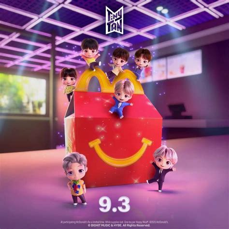 Mcdonalds Traz Coleção Tinytan Do Bts Para O Mclanche Feliz No Brasil Foodbiz