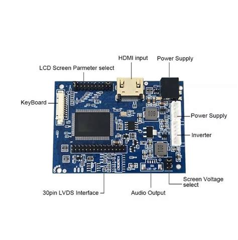 Hd Mi에 오디오 Lvds를 가진 중국 저가 Lcd 디스플레이 모니터 Lvds 30핀 컨트롤러 보드 인용 Gns 구성 요소