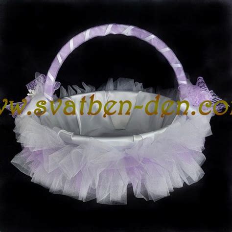 сватбена кошница лилаво