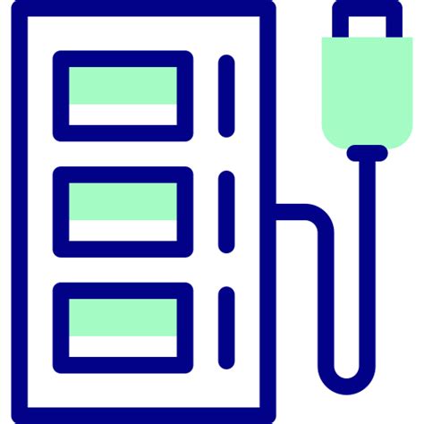 Usb Hub Detailed Mixed Lineal Color Icon