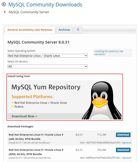 Draft Centos 7에서 Yum 패키지 매니저를 사용하여 Mysql을 설치하는 방법