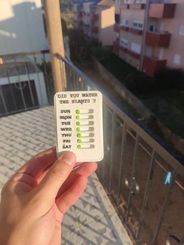 3d Printed Plant Watering Reminder Helper By Bbarros Pinshape