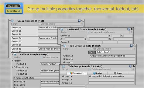 Free Open Source Stackable Decorator Property Drawer With Multiple