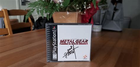 Anyone Know What A Copy Of Mgs1 Signed By Hideo Kojima For The 10th