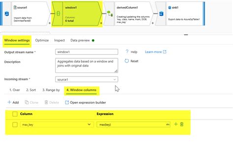 Azure How To Take Max Value And Replace It In Drived Column In Data Factory Stack Overflow