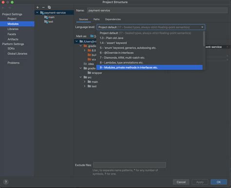 Spring Boot 오류 프로젝트마다 다른 Jdk설정