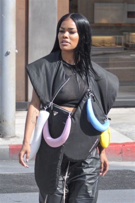 Teyana Taylor Braless Boobs In A See Through Top Fappenist