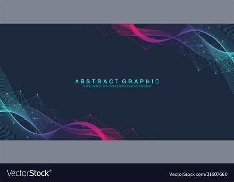Abstract Dynamic Motion Lines And Dots Background Vector Image