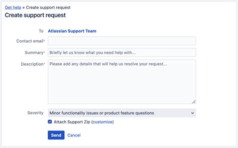 Create A Support Request For Data Center Products Atlassian Support Atlassian Documentation
