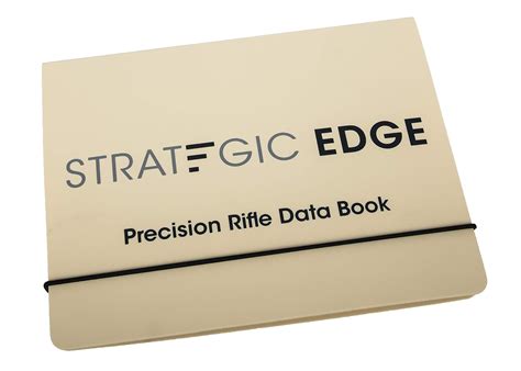 Strategic Edge Precision Rifle Data Book Tony Shankle Books