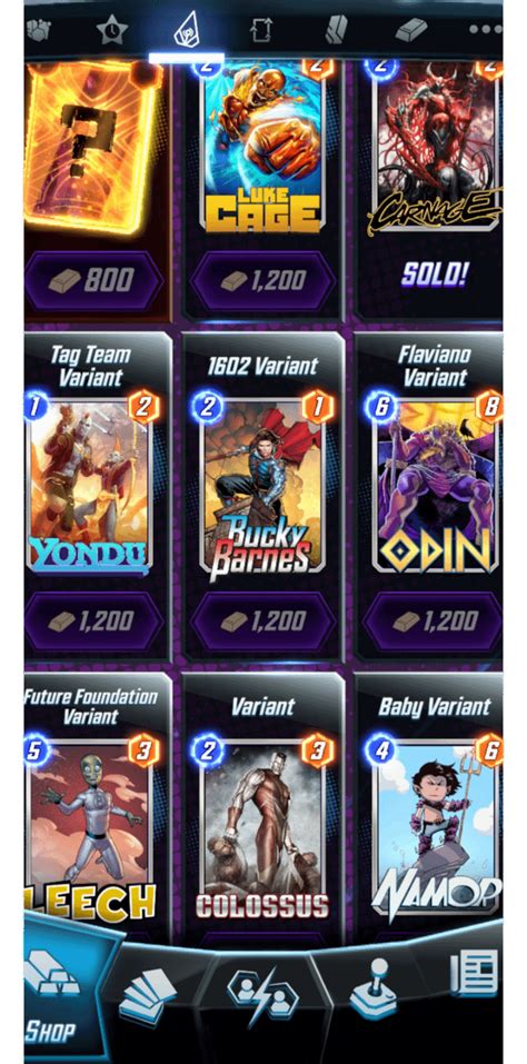 Maybe The Best Shop Ive Ever Seen R Marvelsnap