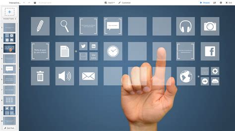 Interactive Media Prezi Template Prezibase