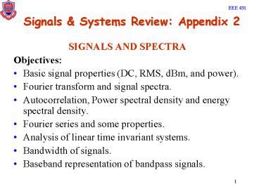 PPT Signals PowerPoint Presentation Free To View Id A2e1e ZDQ1Z