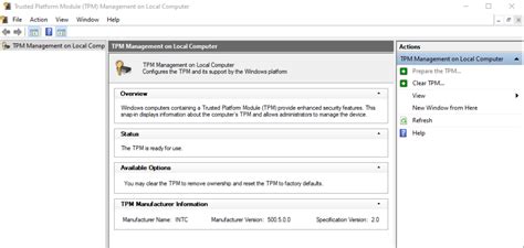 Checking Your Tpm Version On Windows 10 Life Of A Geek Admin