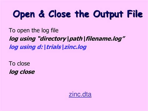 Ppt Session I How To Use Stata And Basic Data Management Commands Powerpoint Presentation Id