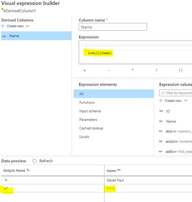 Working With Null Values In An Adf Data Flow Sqlservercentral