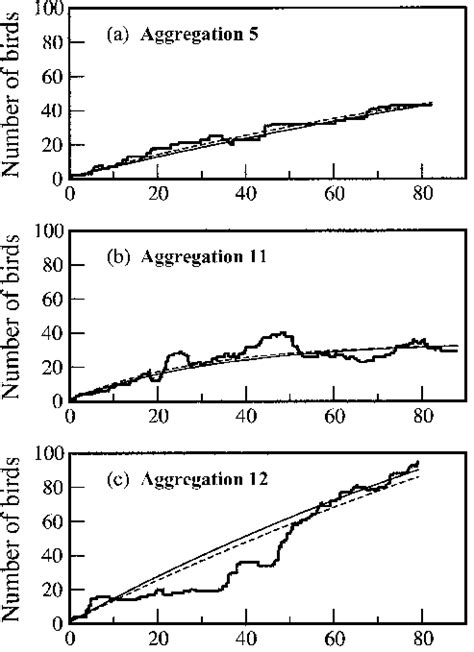 Ac Plot Of Size Of The Aggregation As A Function Of Time For Three Download Scientific Diagram
