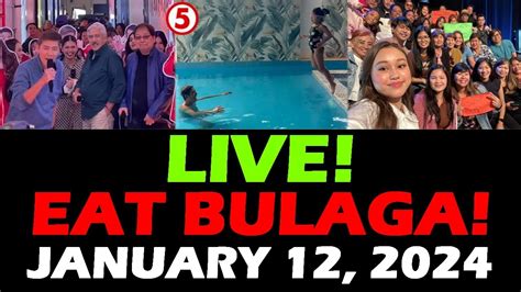 Eat Bulaga Tv5 Live Today January 12 2024 Eat Bulaga Live Streaming