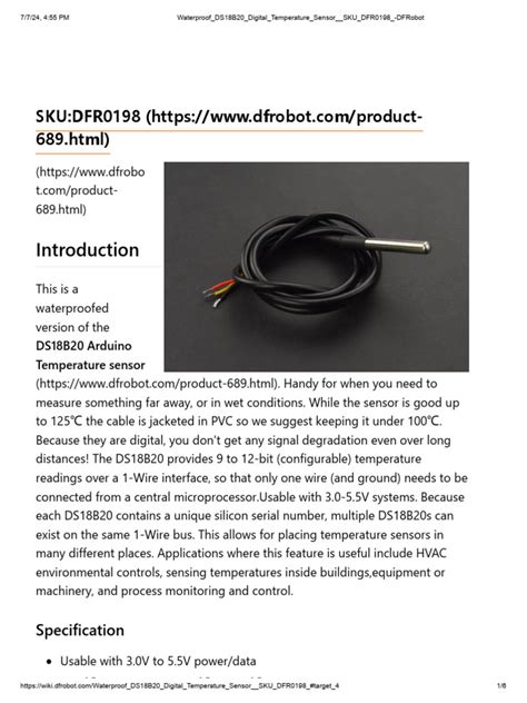 Ds18b20 Pdf Computer Engineering Electrical Engineering