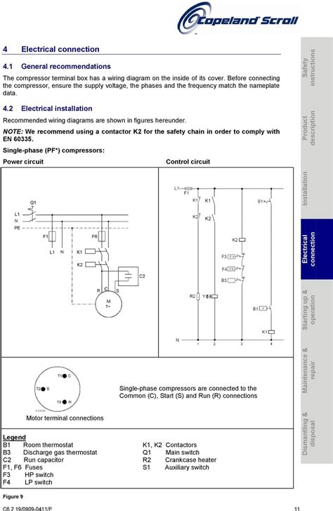 Single Phase Scroll Compressor Wiring Diagram