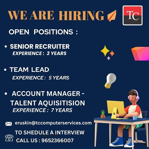 Techno Comp Computer Services Pvt Ltd On Linkedin Hiring Hiringnow
