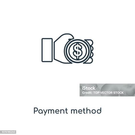 결제 방법 개념 선 아이콘입니다 선형 결제 방법 개념 개요 기호 디자인입니다 이 간단한 요소 그림 사용할 수 있습니다 웹 및 모바일 Ui Ux가 0명에 대한 스톡 벡터 아트