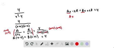 Solved Partial Fraction Decomposition Find The Partial Fraction
