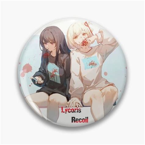 Lycoris Recoil Pin For Sale By Funhub Official Redbubble