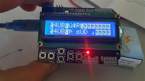 Lcd Keypad Shield Caratteri Strani Ogni Riavvio Hardware Arduino Forum